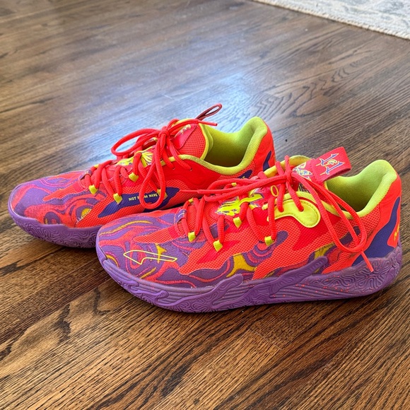 Puma | Shoes | Puma X Lamelo Ball Mb3 Lo Lava Sneakers | Poshmark